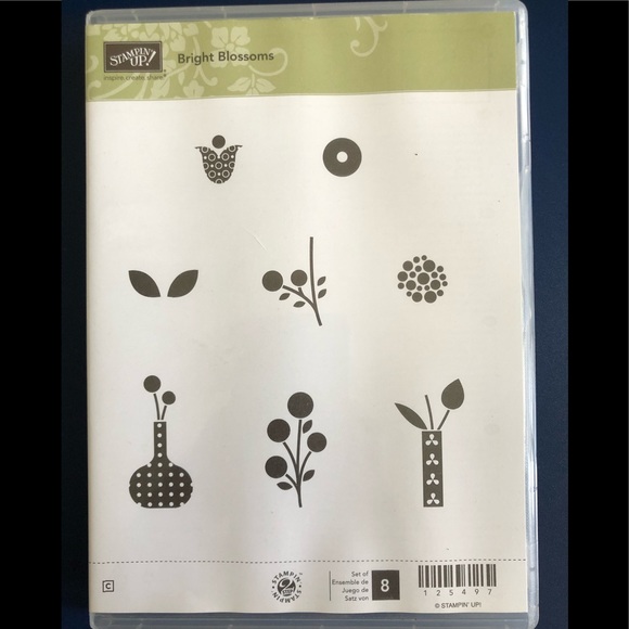 Stampin' Up! | Office | Stampin Up Bright Blossoms Stamp Set | Poshmark